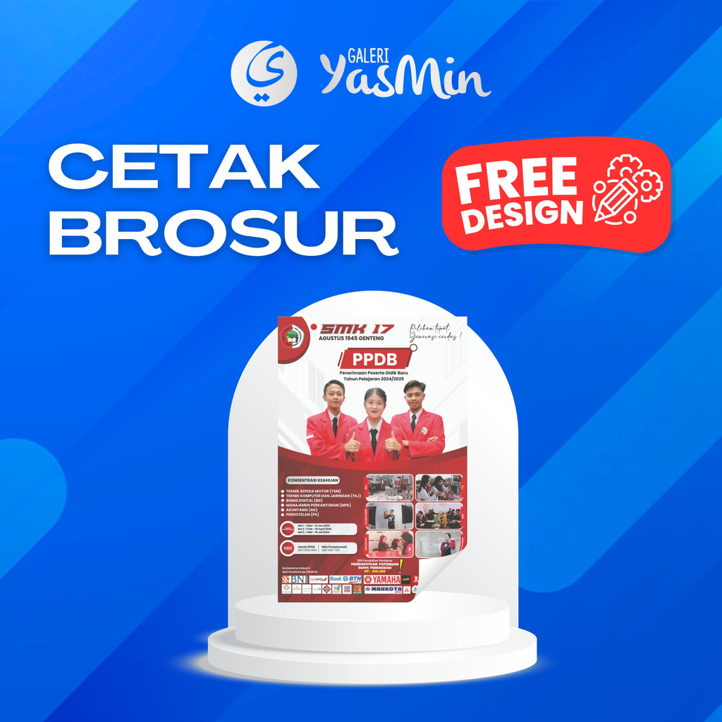 Jual CETAK BROSUR FLYER SELEBARAN PROMOSI MURAH | Shopee Indonesia