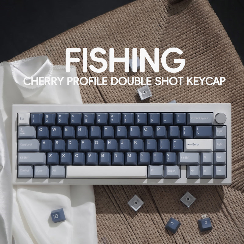 Jual GMK Fishing 172 Keys PBT Double Shot Cherry Profil Injeksi Molding ...