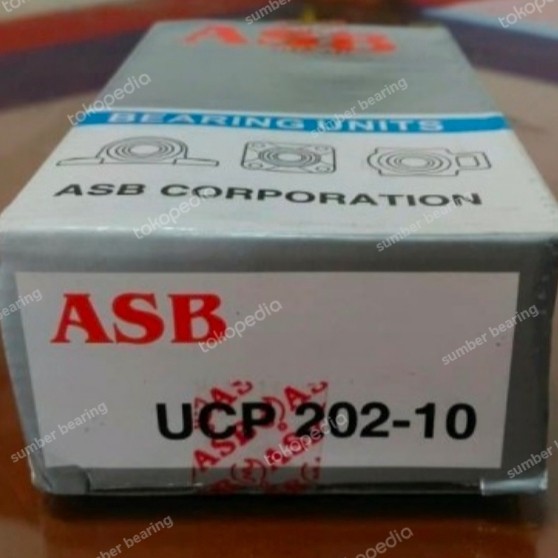 Jual Pillow Block bearing UCP 202-10 As 15.875 atau 16 mm Merk ASB HEMAT | Shopee Indonesia