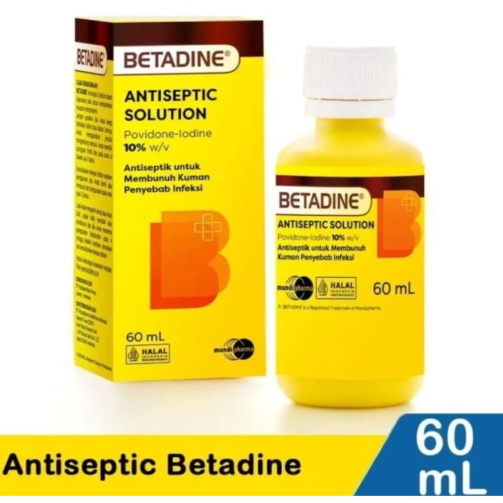 Jual Betadine 60ml Antiseptic Kemasan Baru | Shopee Indonesia