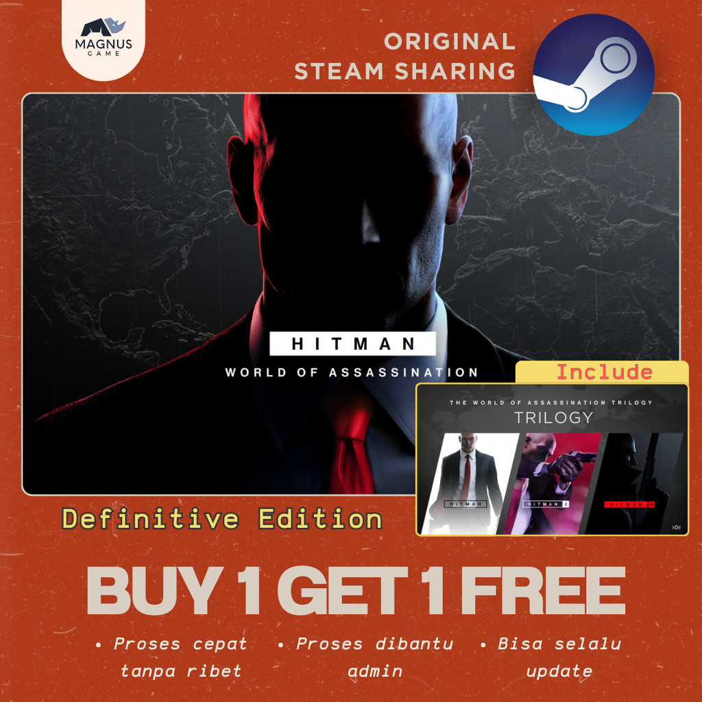 Jual Hitman 3 World of Assassination Definitive Edition Trilogy ...