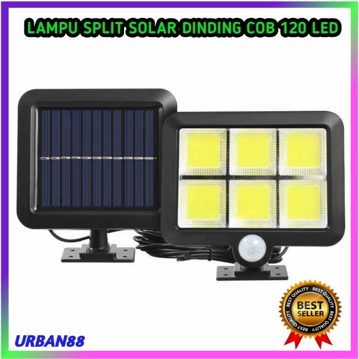 Jual Terbaru Lampu Solar Dinding Split Outdoor Sensor Gerak Cob 120 Led ...