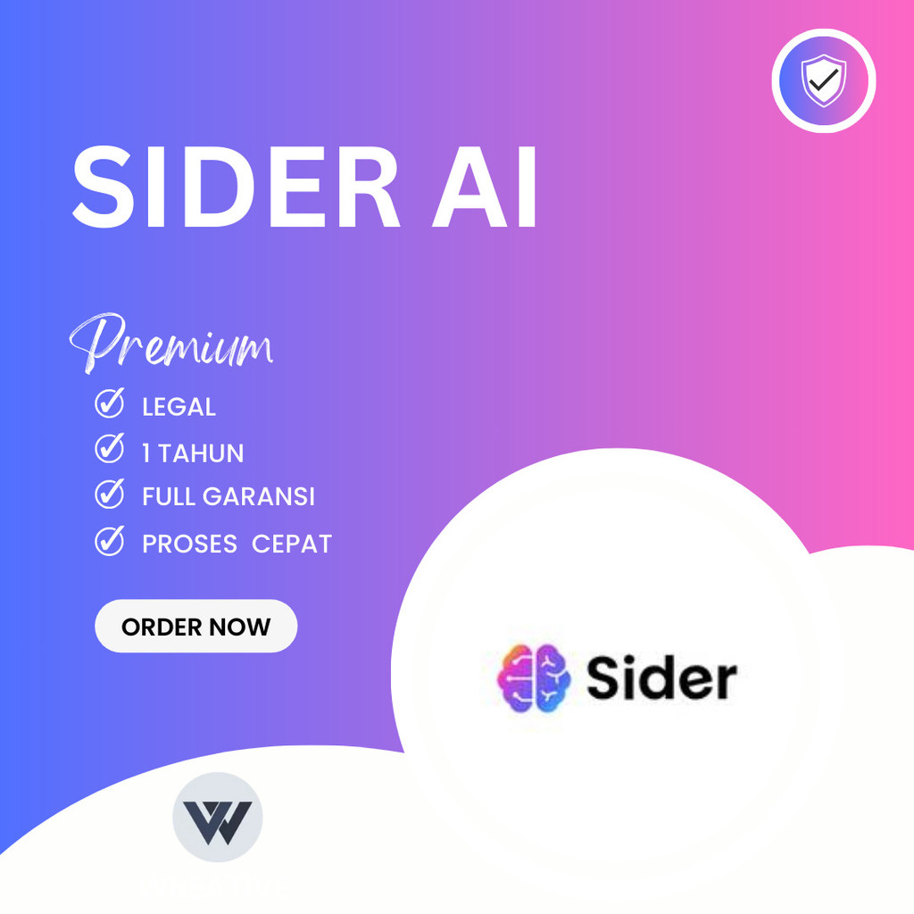 Jual Sider Ai Premium 1 Tahun Full Garansi (Proses Tercepat Buka 24 Jam) | Shopee Indonesia