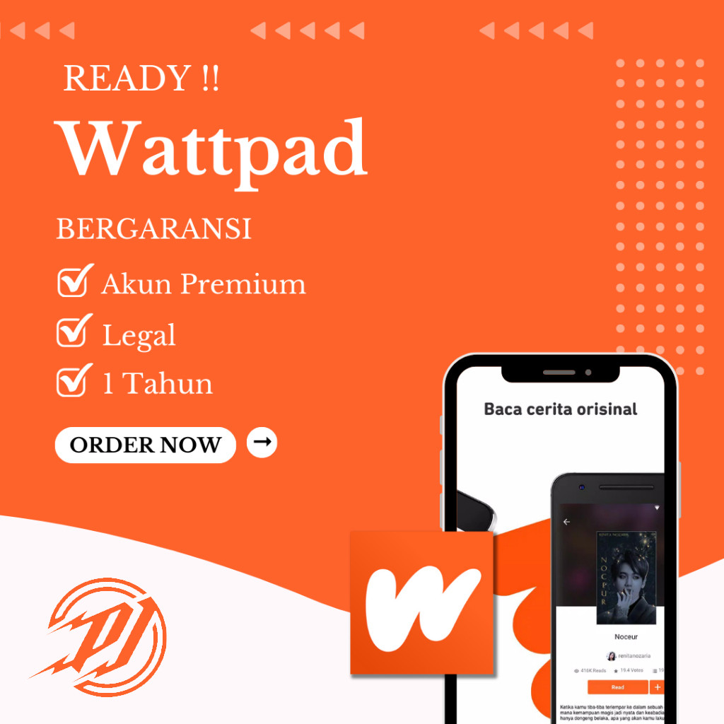 Jual Wattpad Premium 1 Tahun Murah Garansi Full (Toko Buka 24 Jam ...