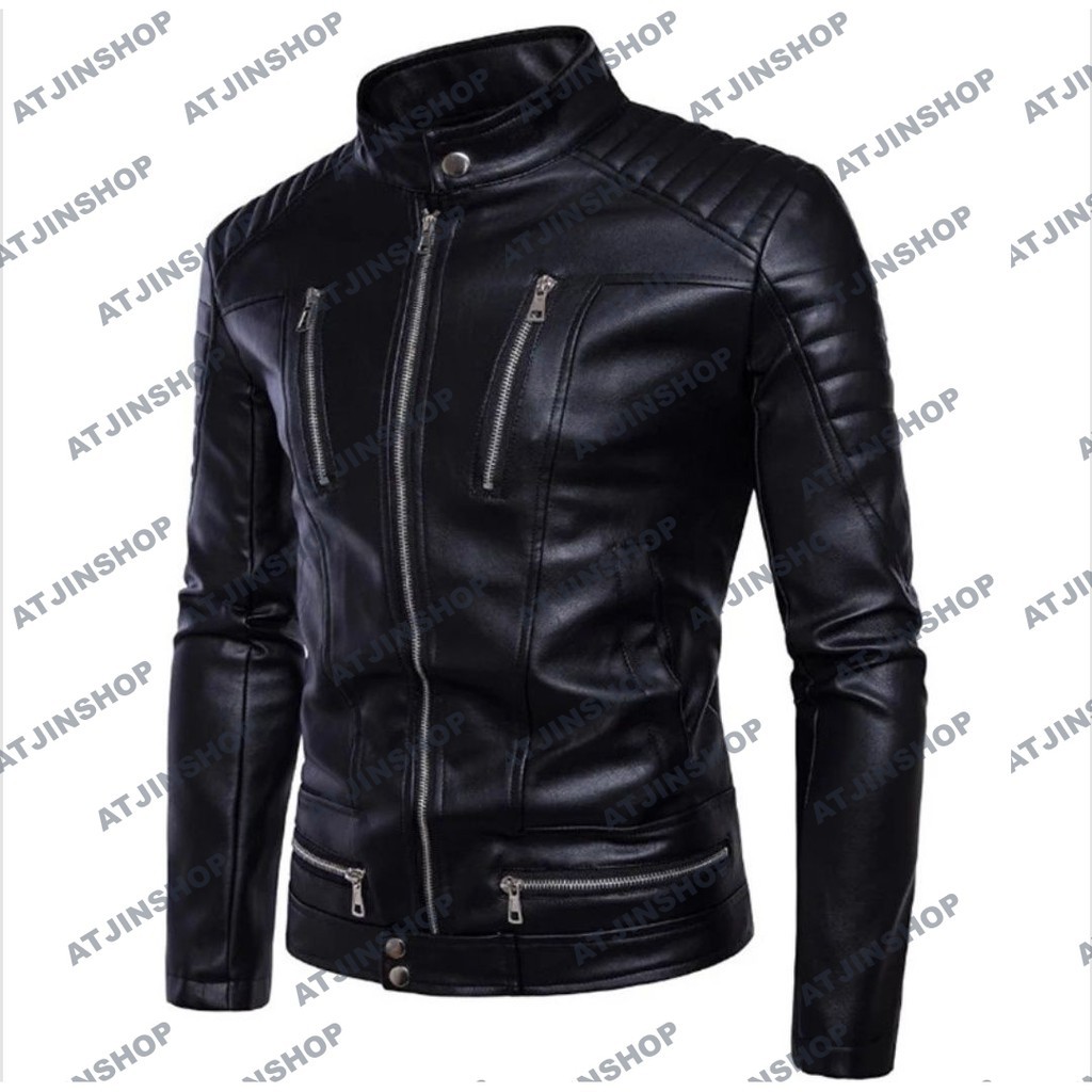 Jual PRODUK TERBARU JAKET KULIT MOTOR PRIA BIKERS BOARD MAN (BBM) BAHAN ...
