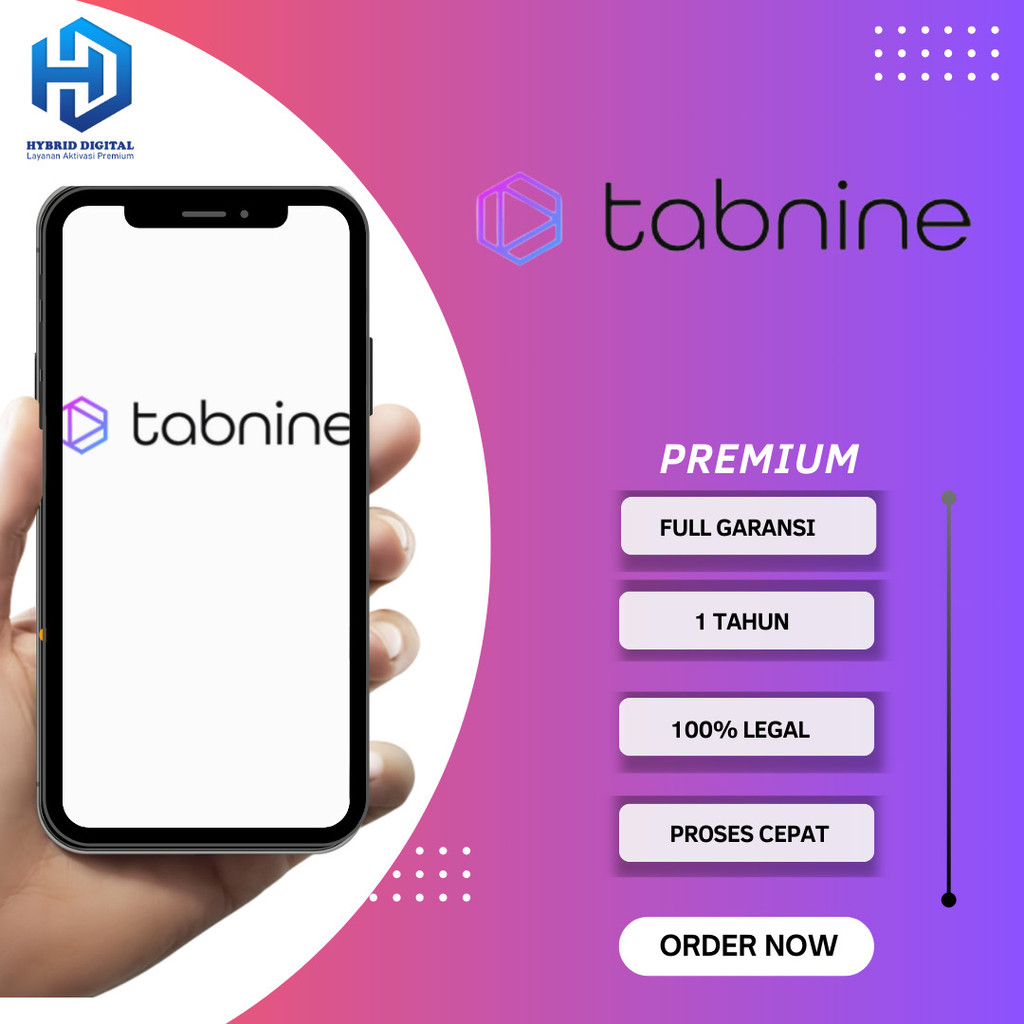 Jual Tabnine Ai Code Completion Pro 1 Tahun Resmi | Shopee Indonesia