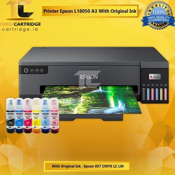 Jual Printer Epson L1800 A3 Photo Ink Tank Borderless A3+ (6 Color) New ...