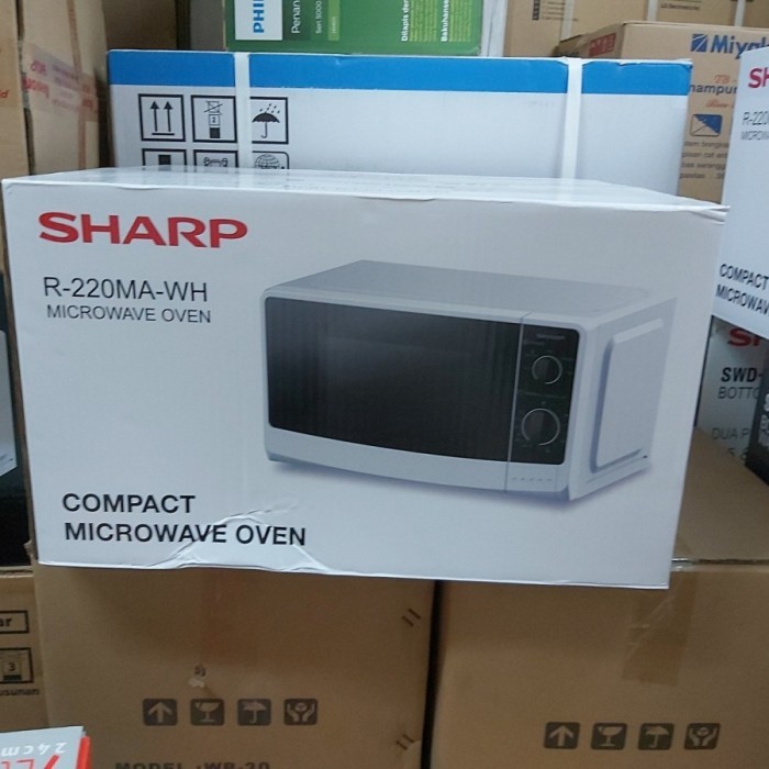 Jual Sharp Microwave Oven 20 Liter R 220MA WH R220 MA WH R-220 MA R 220 ...