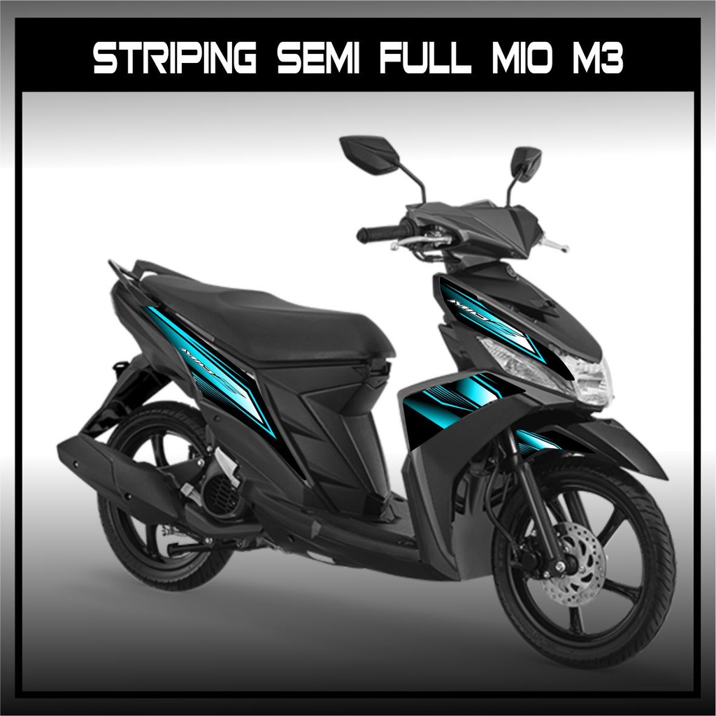 Jual Stiker Striping Yamaha Mio 125 M3/Z Decal Striping Standar Mio M3 ...