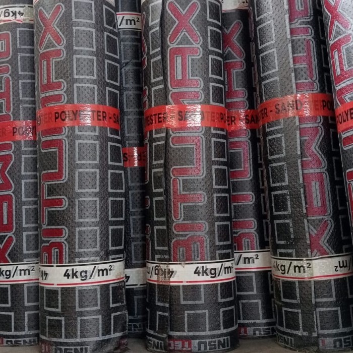Jual Membran Bakar Bitumax 3mm sand 10 1 mtr Waterproofing | Shopee ...