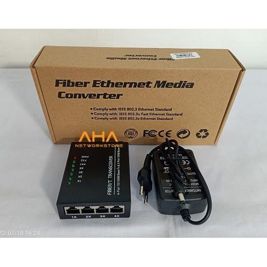 Jual HARGA DISC - Media Converter 2FO 4ETH Converter FO 2F4E | Shopee ...