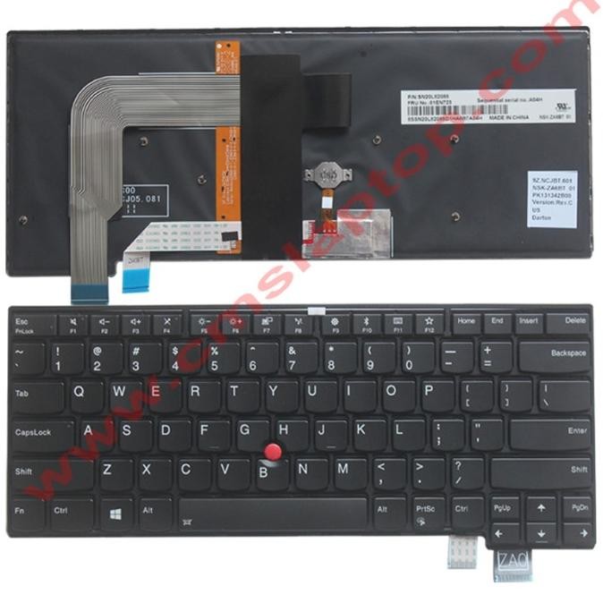 Jual Keyboard Lenovo ThinkPad T460P T460S T470P T470S No Backlight ...