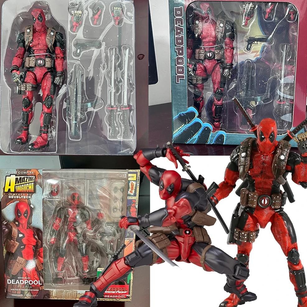 Jual yamaguchi revoltech epic deadpool action figure ultimate x-men ...