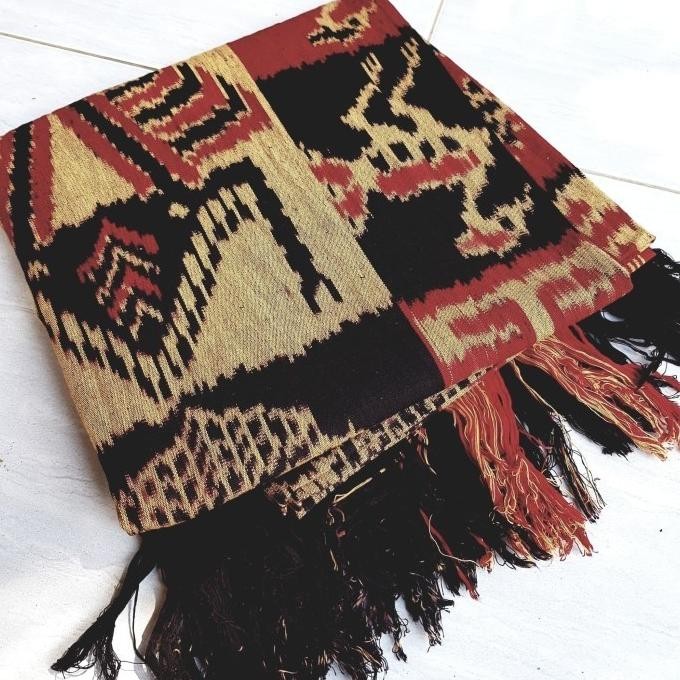Jual kain tenun blangket jepara motif asmat papua H85S | Shopee Indonesia