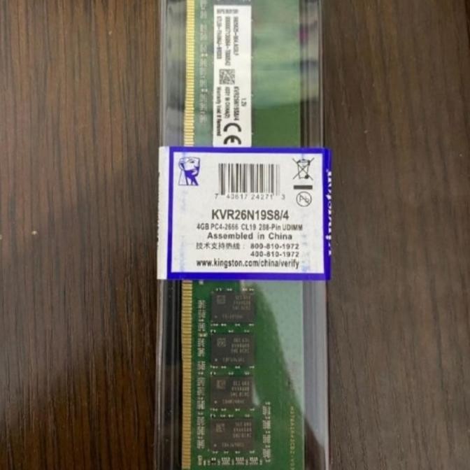 Jual Ram Pc Kingston Ddr4 4Gb !! Ready | Shopee Indonesia