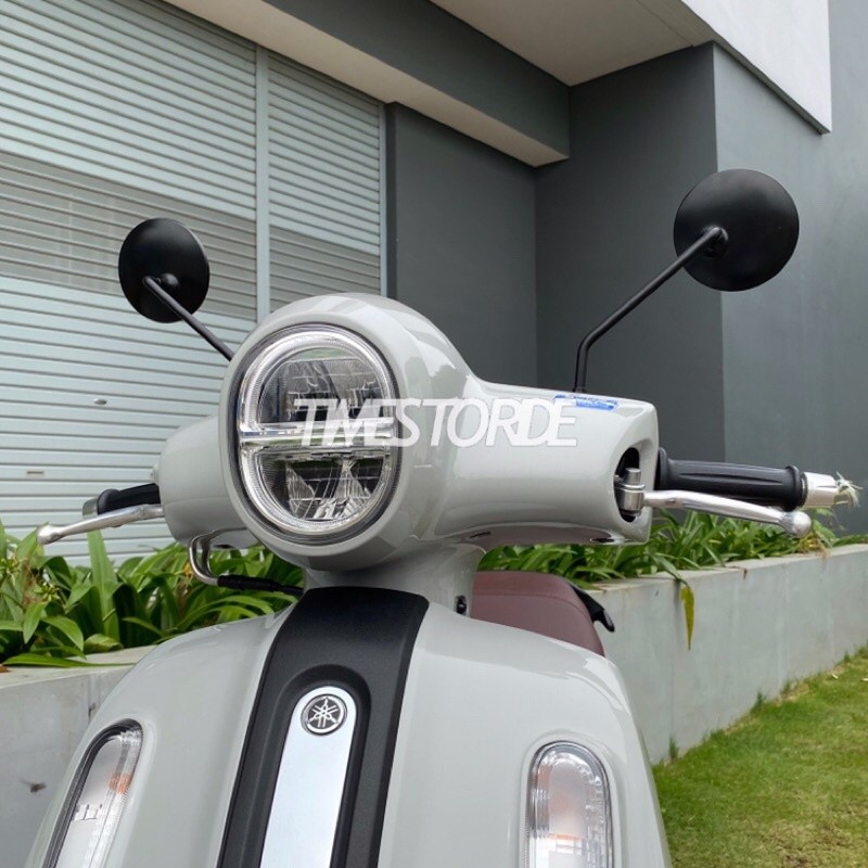 Jual Classy Black Edition] yamaha fazzio Round Mirror/fazio Mirror ...