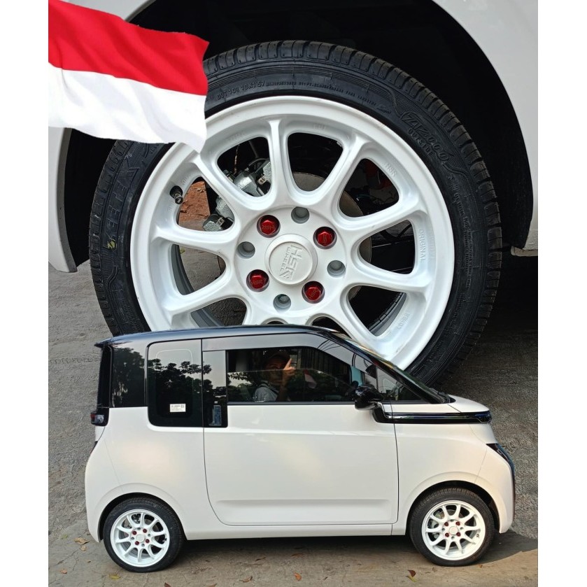 Jual Velg mobil WULLING AIR EV USE VELG HSR FE03 RING 14 + BAN ZEETEX 155 55 R14 | Shopee Indonesia