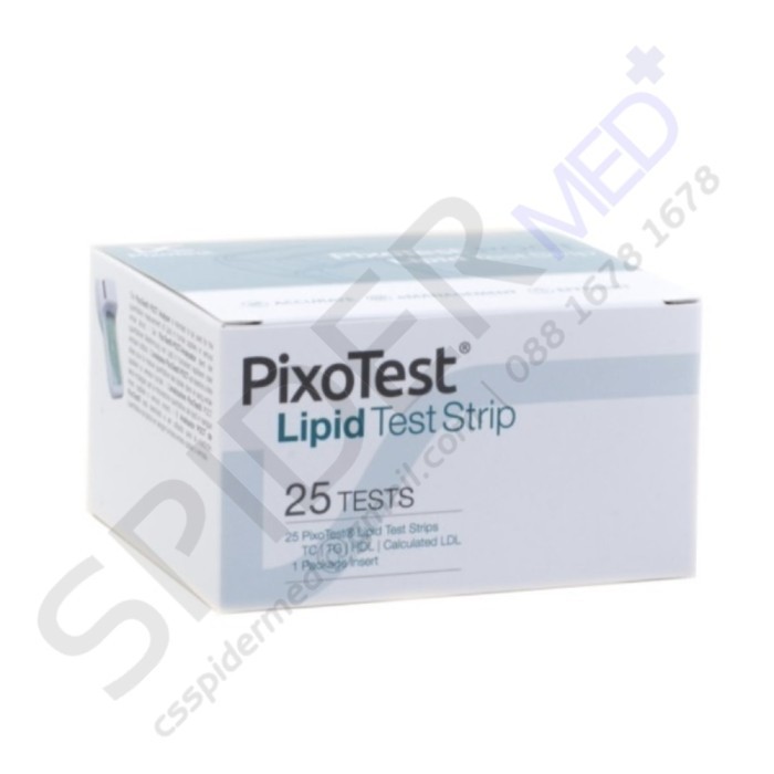 Jual PixoTest Lipid Test Strips Pixo Test Strip Kolesterol TC, TG, HDL ...