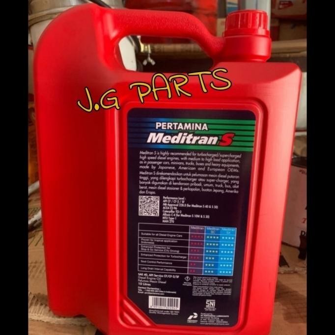 Jual Oli Mesin Diesel Pertamina Meditran S (SAE 40) 10 Liter | Shopee ...