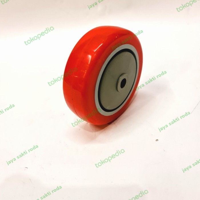 Jual Roda onley 4" pu merah ranger germany npb | Shopee Indonesia