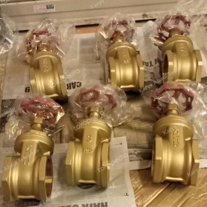 Jual Gate Valve Kuningan Kitz drat 1/2" inch/ Original Kitz / Asli Kitz | Shopee Indonesia