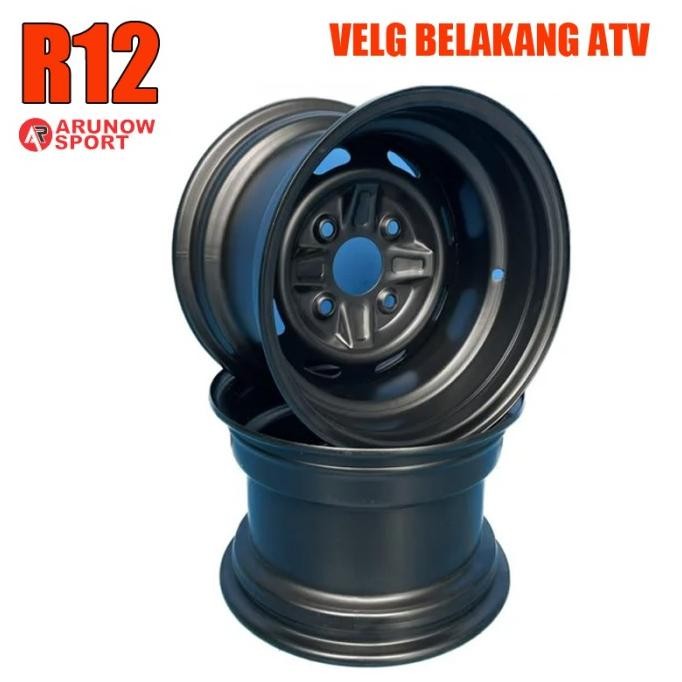 Jual Velg Belakang R12 Atv Mini Jeep 12 Inch Besi 2 Pcs Original ...