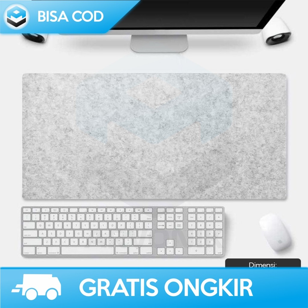 Jual MOUSE PAD MINIMALIST MODEL LEBAR PANJANG ANTI LICIN SLIP SERAT ...
