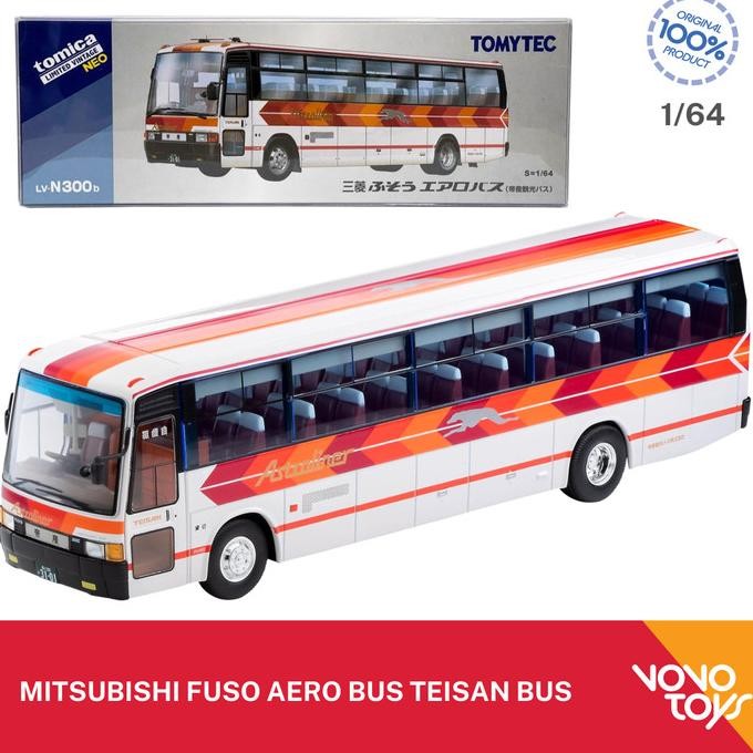 Jual Tomica Limited Vintage TLV-N300b Mitsubishi Fuso Aero Bus Teisan Bus Tomytec | Shopee Indonesia