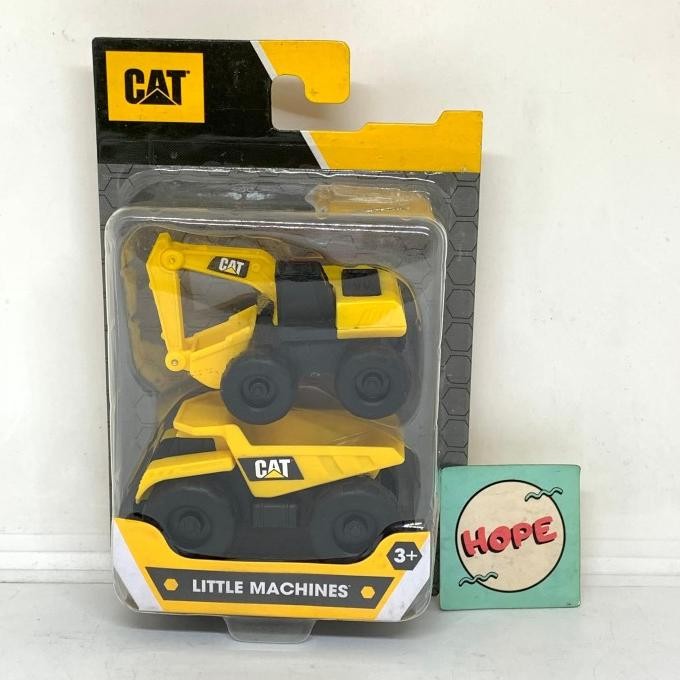 Jual Diecast Konstruksi CAT Little Machines Dump Truck & Excavator ...