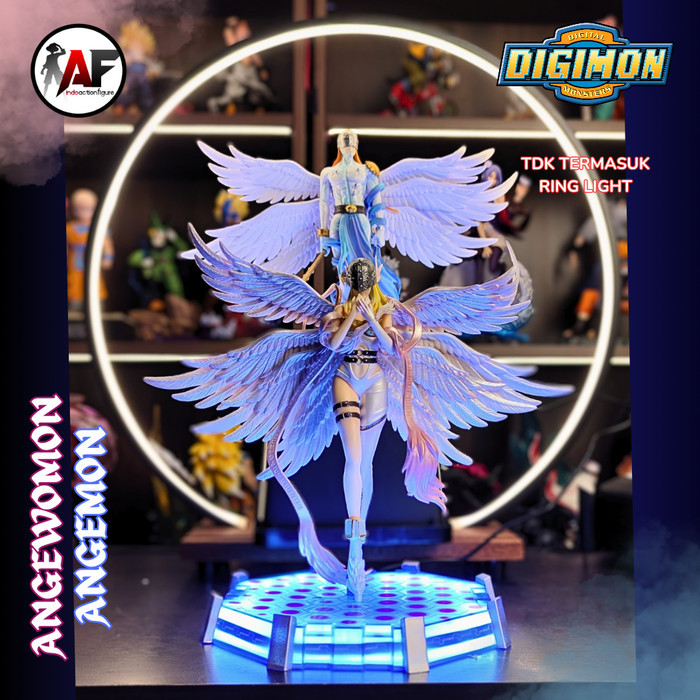 Jual Statue Digimon Angemon & Angewomon with LED | Shopee Indonesia