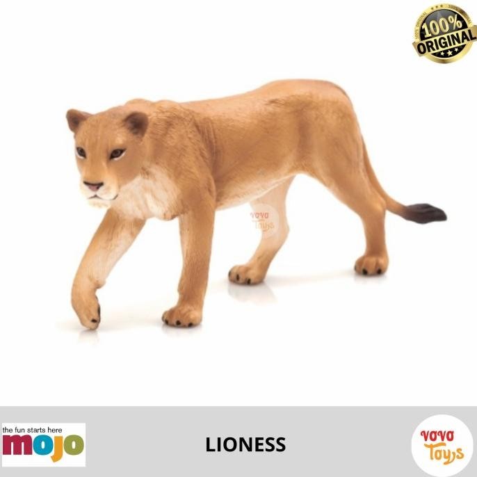 Jual Mojo Fun Lioness Lion Wildlife Collection Miniatur Hewan | Shopee ...