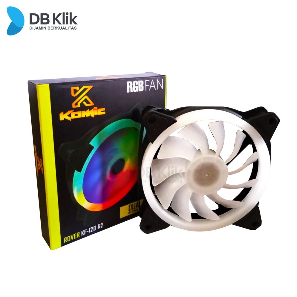 Jual Komic Fan Casing Kf-120 R2 12Cm Led Auto Dual Rgb - Fan Kf120 R2 | Shopee Indonesia