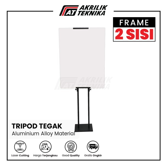Jual NEW Tripod Banner / Tripod Tegak 2 sisi / Stand Display Spanduk ...