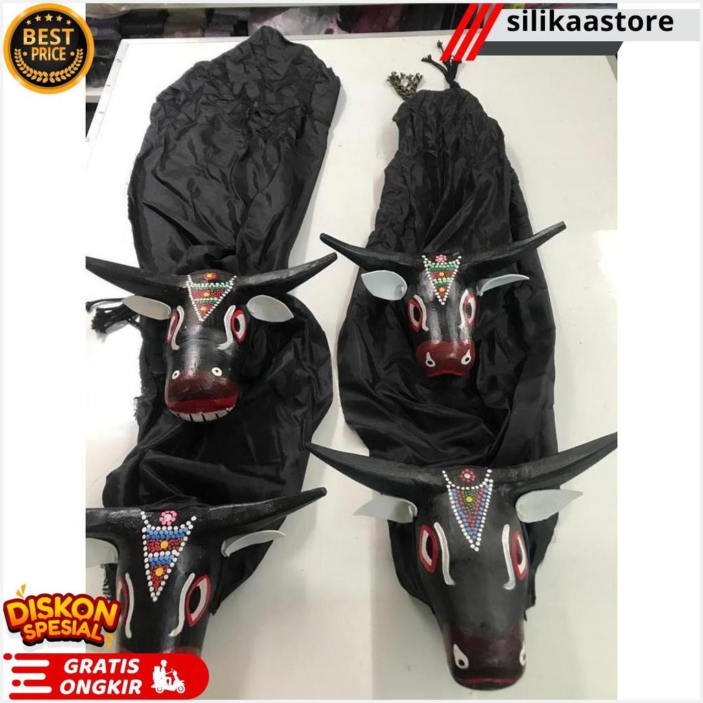 Jual Promo Barongan Bantengan / Mainan Banteng Bantengan / Bantengan ...