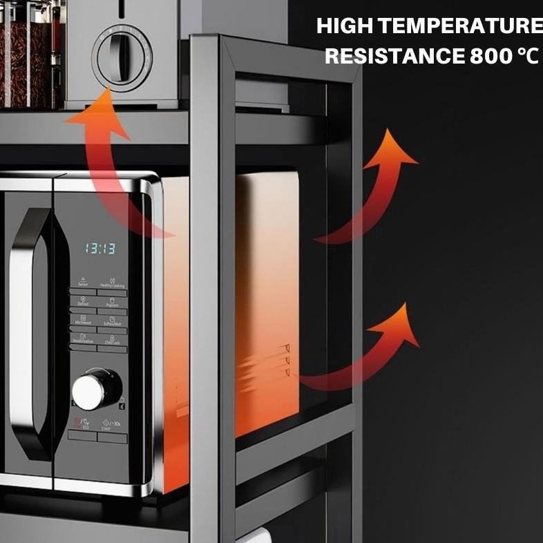 Jual PENAWARAN TERBATAS Stainless Steel Microwave Oven Rack Adjustment ...