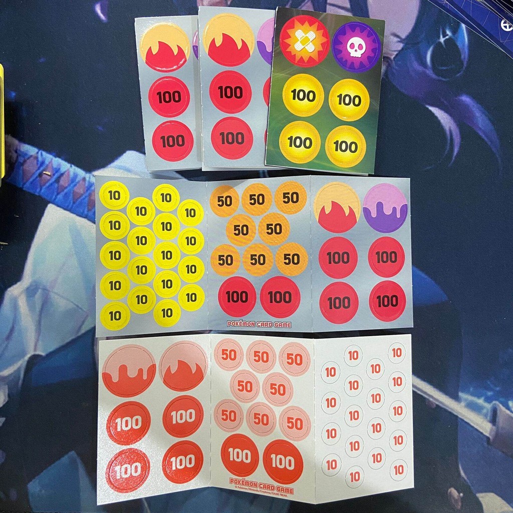 Jual Pokemon Token Kerusakan Damage Counter Condition Marker | Shopee ...