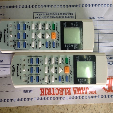 Jual Remote Control Ac Panasonic Inverter Asli | Shopee Indonesia