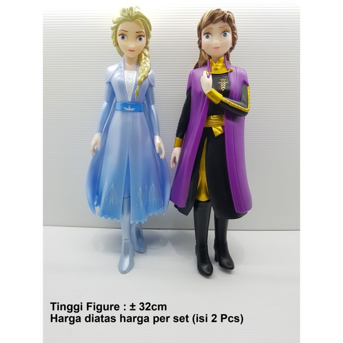 Jual Jual Action Figure Frozen Elsa Dan Anna Set 2 Pcs 32cm Shopee