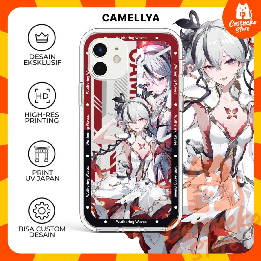 Jual Custom Case Camellya Wuthering Waves Casing Smartphone Phone HP 6 | Shopee Indonesia