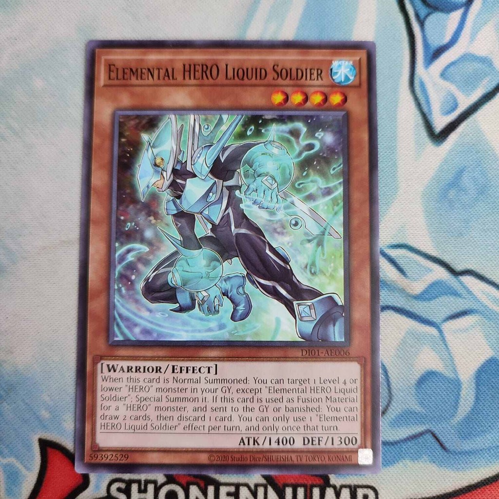 Jual yugioh AE elemental hero liquid soldier DI01-AE006 C original ...