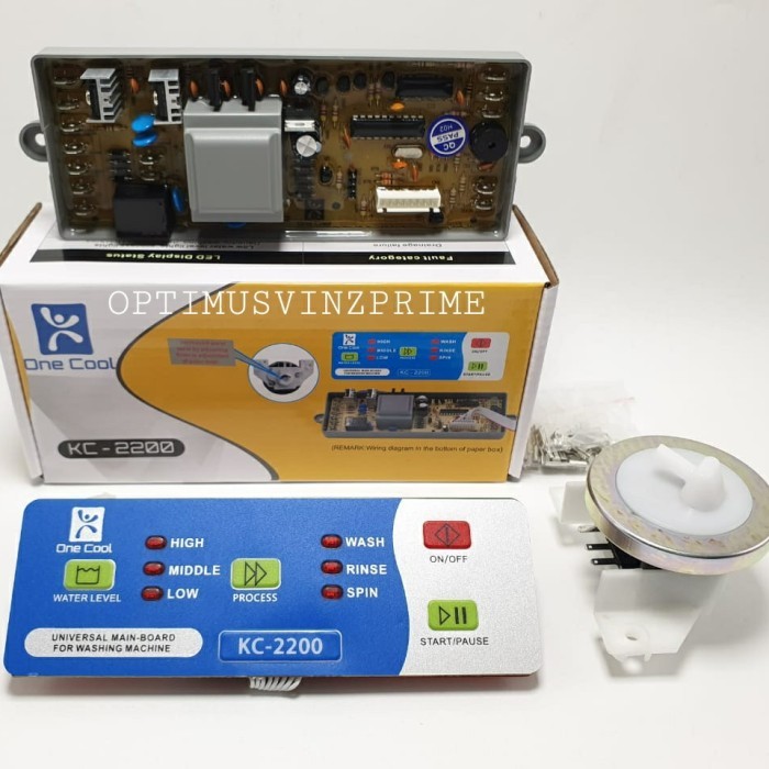 Jual MODUL PCB MESIN CUCI MULTI / UNIVERSAL 1 TABUNG ONE COOL KC-2200 NEW | Shopee Indonesia
