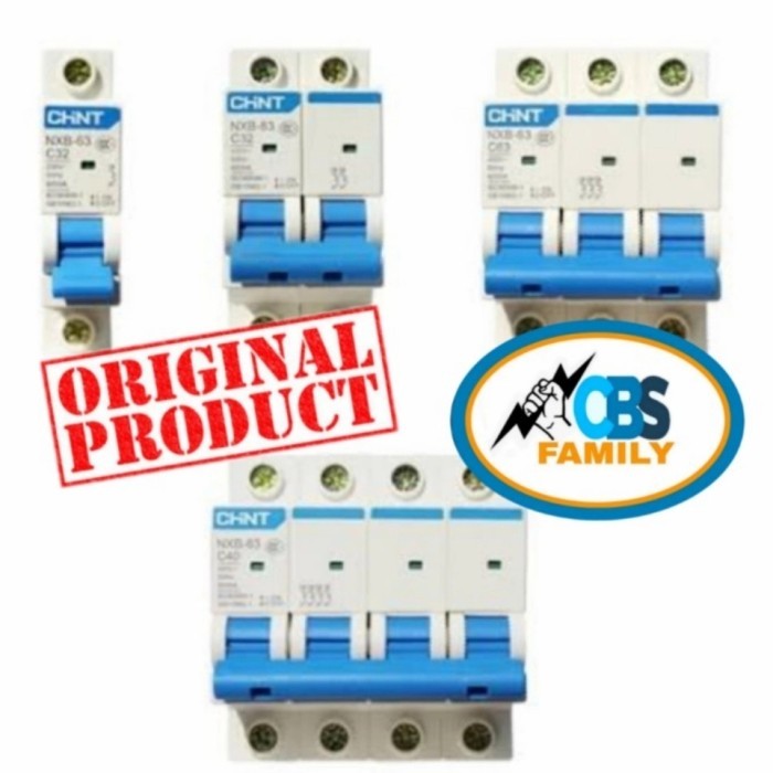 Jual Chint Mcb 2Pole 80A 100A 125A Nxb125 / Mini Breaker 2Kutub 10Ka ...