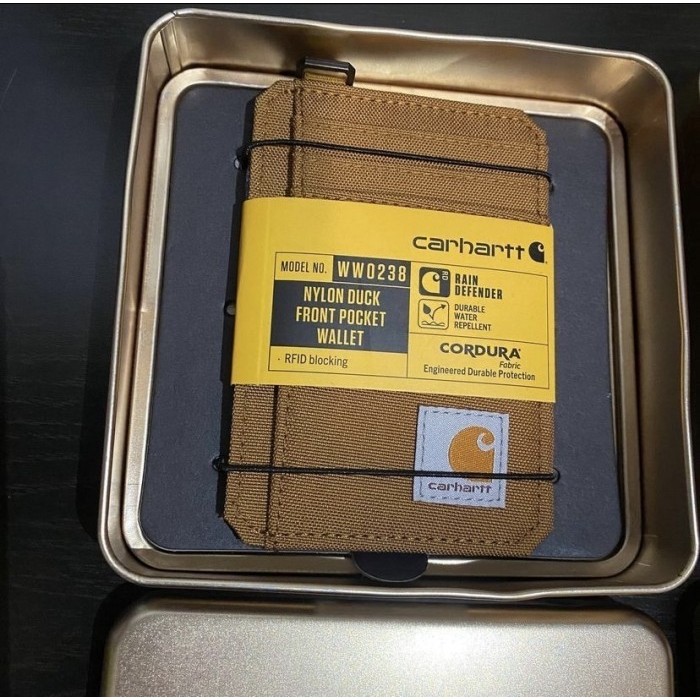 Jual Carhartt Front Poet Wallet Card Holder Cordura Bla | Shopee Indonesia