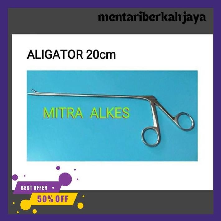 Jual KLEM ALIGATOR 20CM. ALLIGATOR 20 CM. IUD REMOVAL FORCEPS 20CM. IUD ...