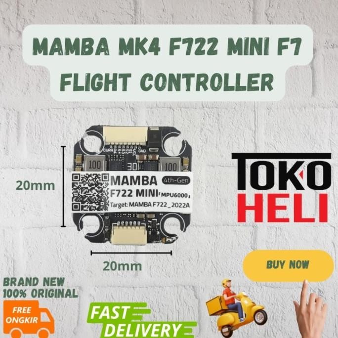 Jual Mamba Mk4 F722 Mini Mpu6000 F7 Flight Controller 20X20Mm Fc ...
