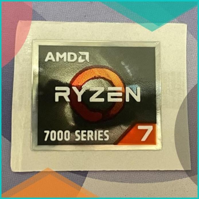 Jual Sticker stiker logo AMD Ryzen 7 7000 Series gen7 11OKTZ4 parts ...