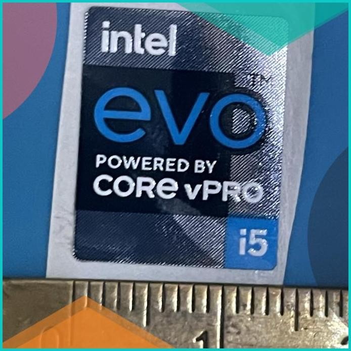 Jual Sticker stiker logo intel core i5 vpro EVO 11n12th gen ori ukuran ...