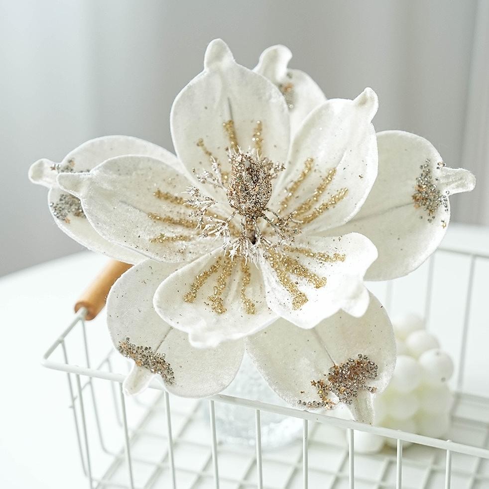 Jual ukd- NEW 2024 - Dekorasi Hiasan Natal Bunga Posentia Katsuba ...