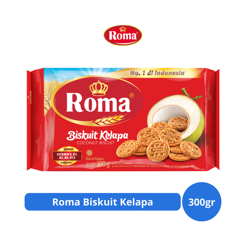 Jual Roma Biskuit Kelapa 300gr | Shopee Indonesia