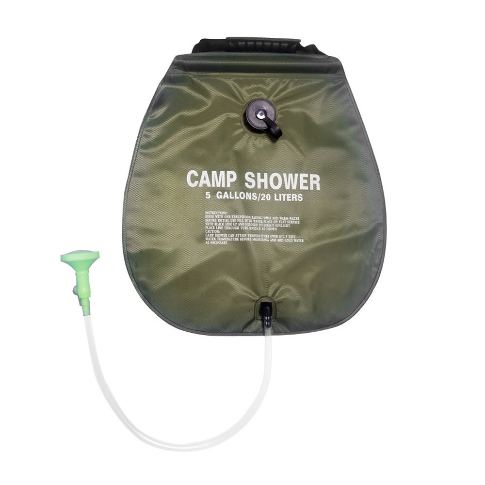 Jual Shower Head Portable Outdoor Shower Bag Camping Shower Bath Water ...